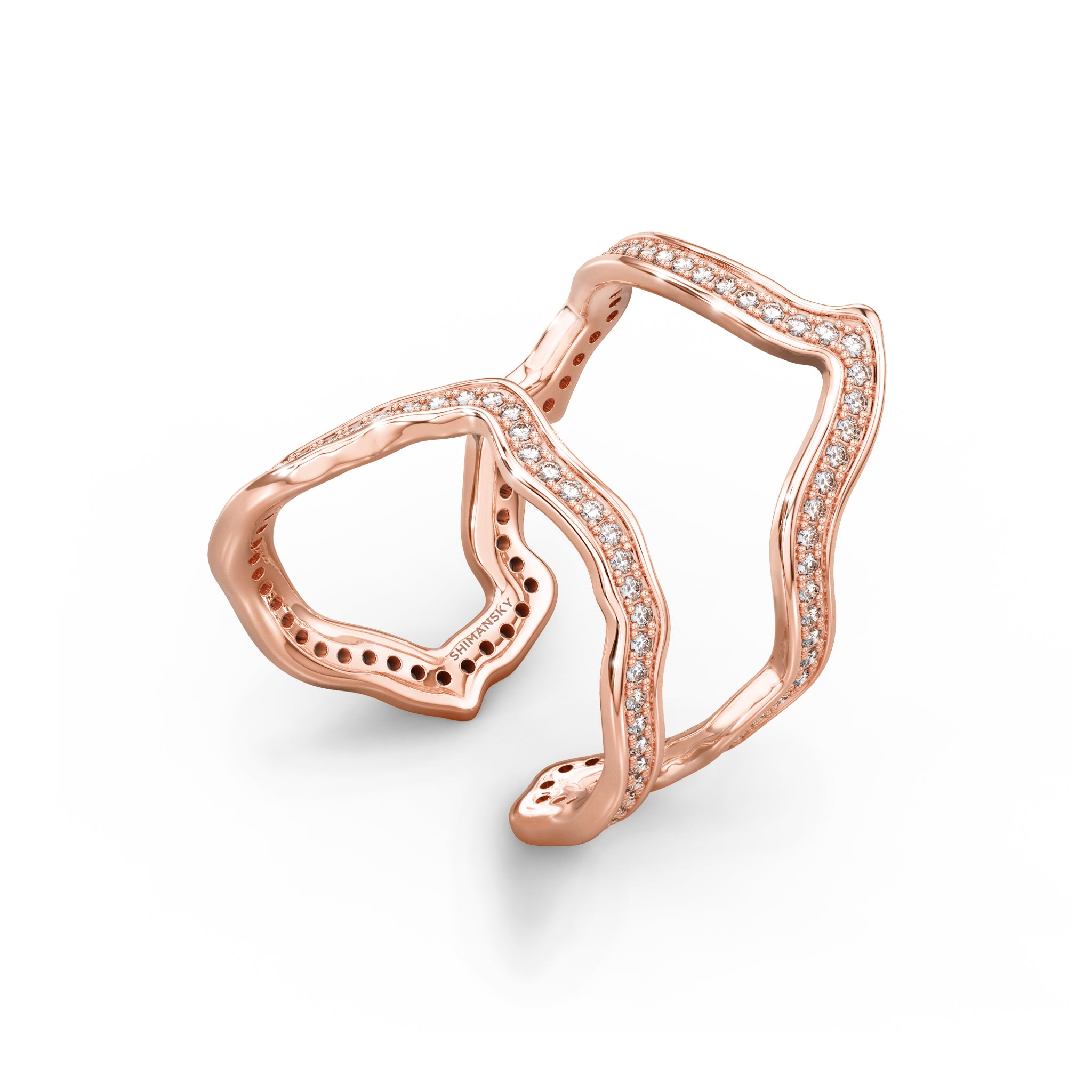 My Africa Diamond Wrap Ring - 0.6 TCW - 14K Rose Gold | Shimansky
